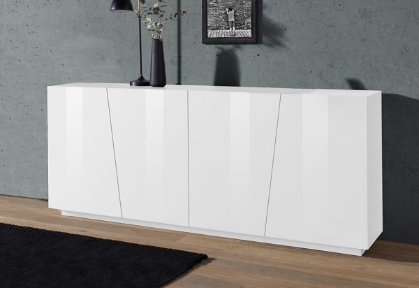 VEGA 200 cm sideboard with 4 hinged doors - Web Furniture