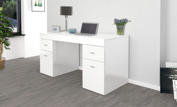 SLIDING desk with 2 doors and 2 drawers - Web Furniture